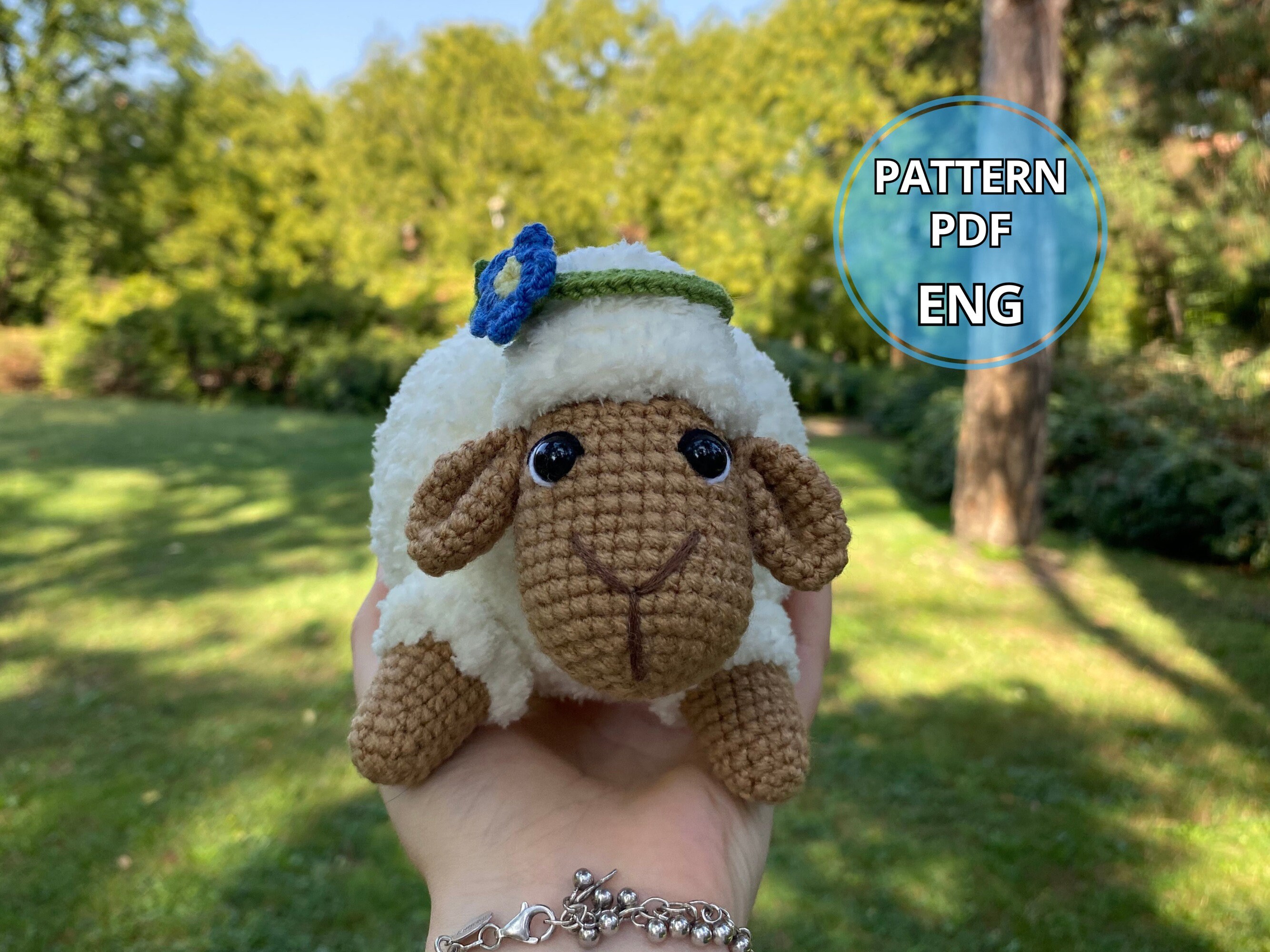 Crochet Sheep Pattern PDF English - Amigurumi Lamb Tutorial - Farm ...