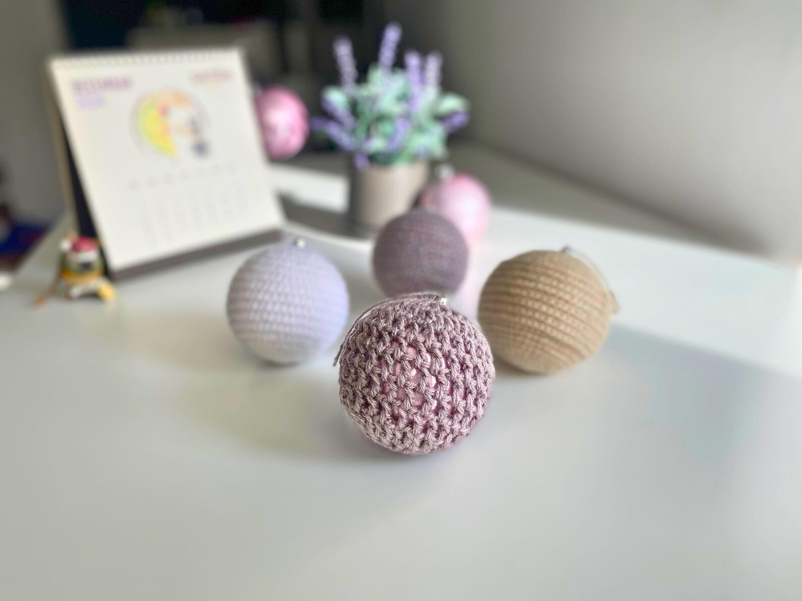 Crochet Christmas Ball Pattern PDF - DIY Xmas Balls, Christmas Decor ...