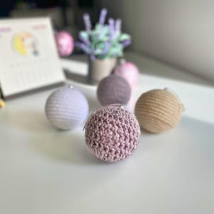 Crochet Christmas Ball Pattern PDF - DIY Xmas Balls, Christmas Decor ...