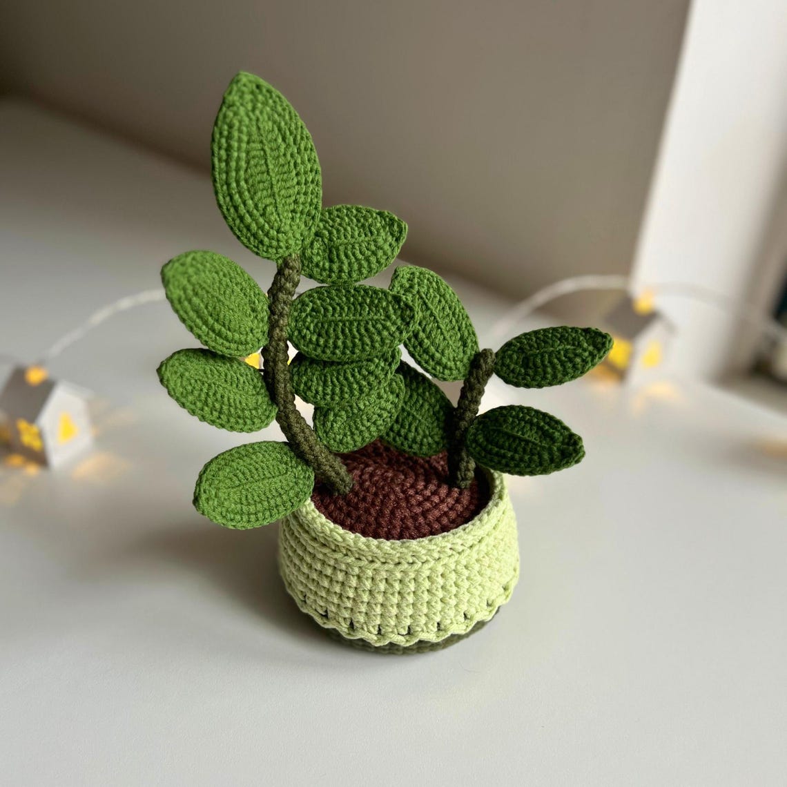 Crochet Succulent Pattern PDF – ZZ Plant, Houseplant Tutorial, Indoor ...