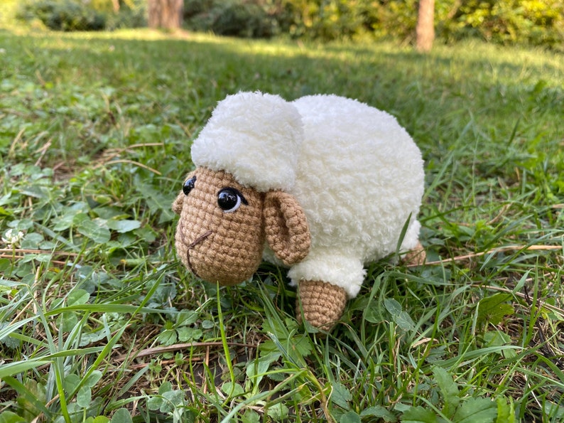 Crochet Sheep Pattern PDF English - Amigurumi Lamb Tutorial - Farm ...