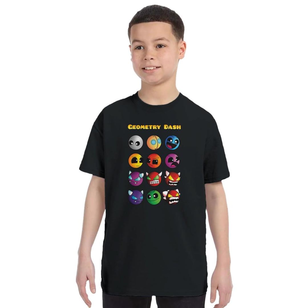Kids Geometry Dash Shirt - Etsy