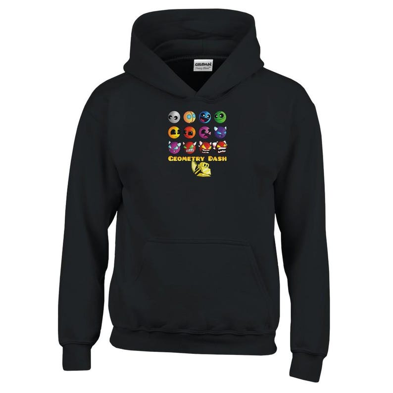 Kids Geometry Dash Hoodie - Etsy