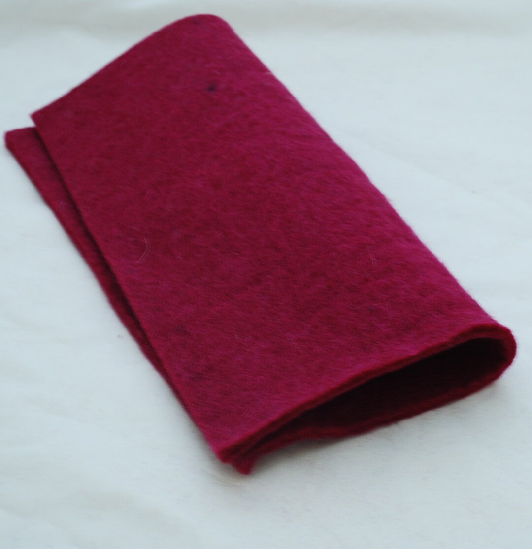 100% Wool Felt Fabric Approx 3mm 5mm Thick 30cm / 12 Square Sheet ...