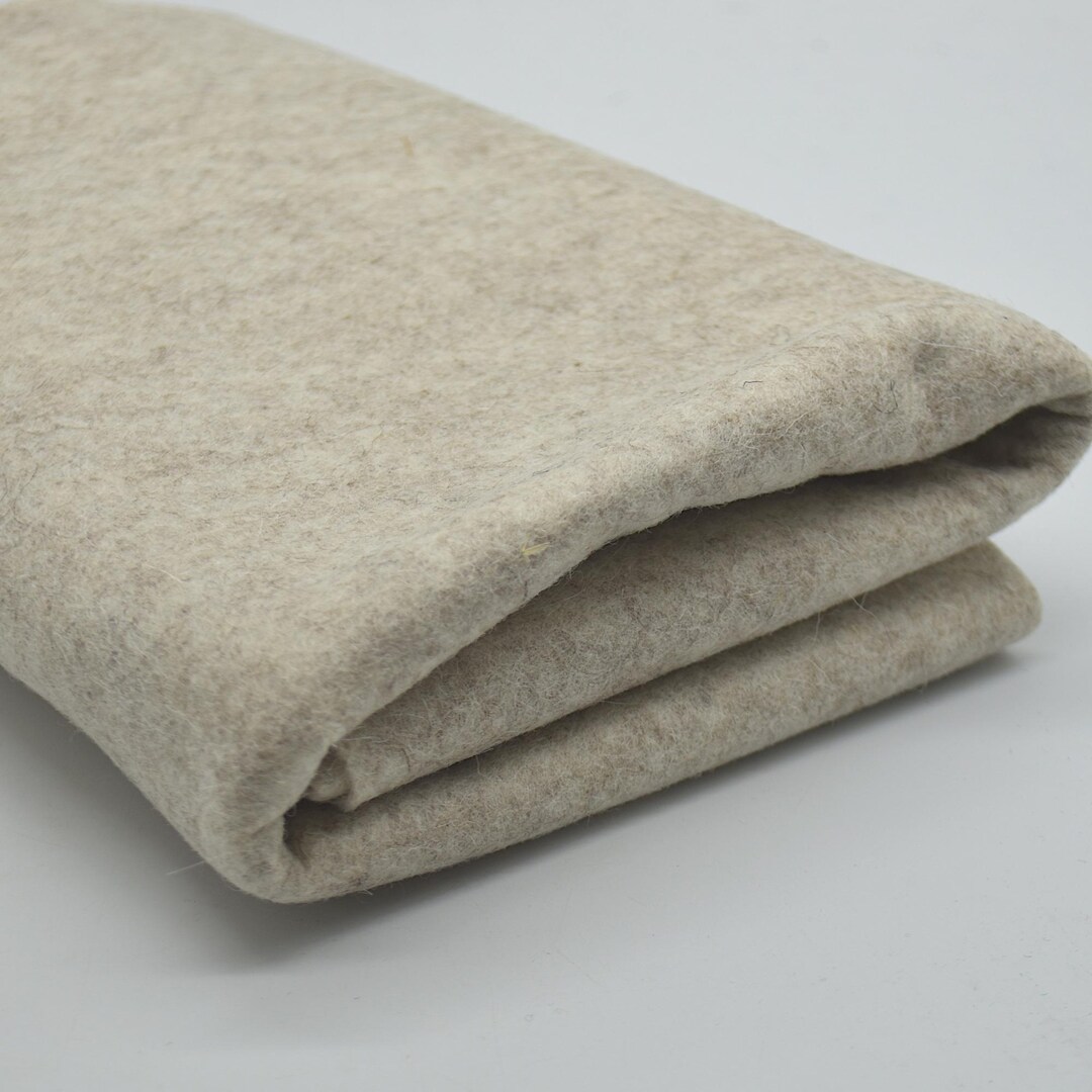Natural Beige 100% Wool Felt Fabric - 1mm Thick - Etsy