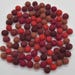 1cm / 10mm - 100% Wool Felt Balls - 100 Count - Assorted Red Color ...