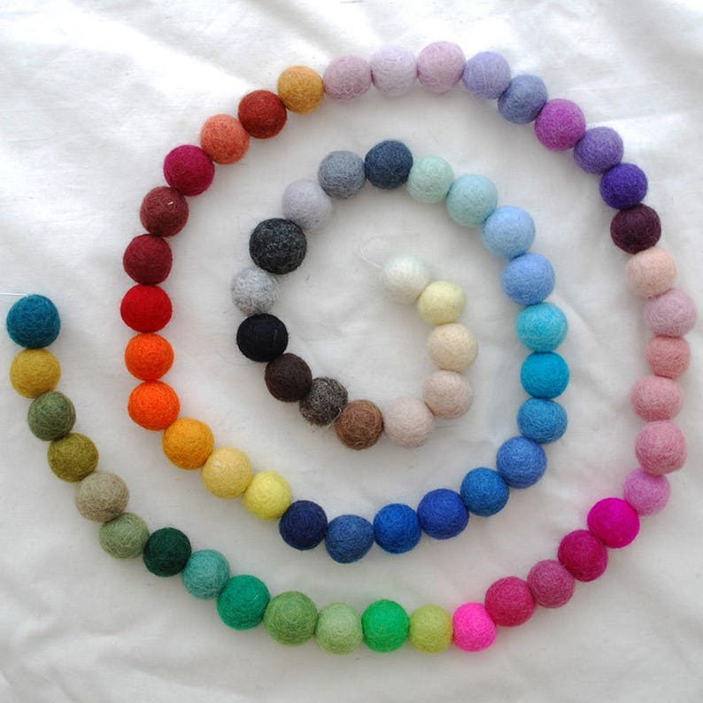 100% Wool Felt Balls 5 Count 4cm Pick and Mix Choose - Etsy