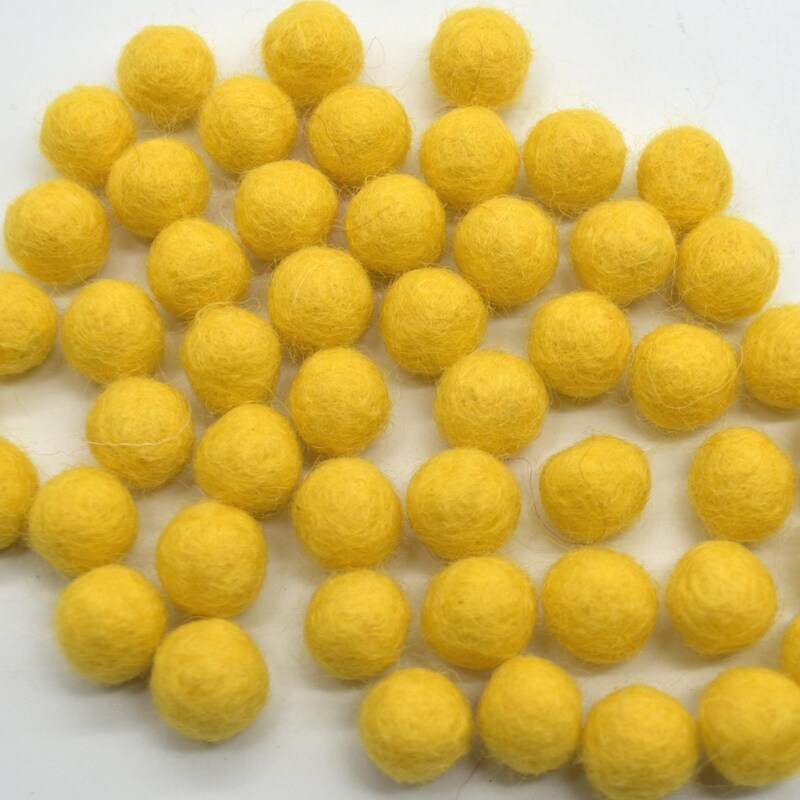 1cm Felted Wool Balls - Etsy
