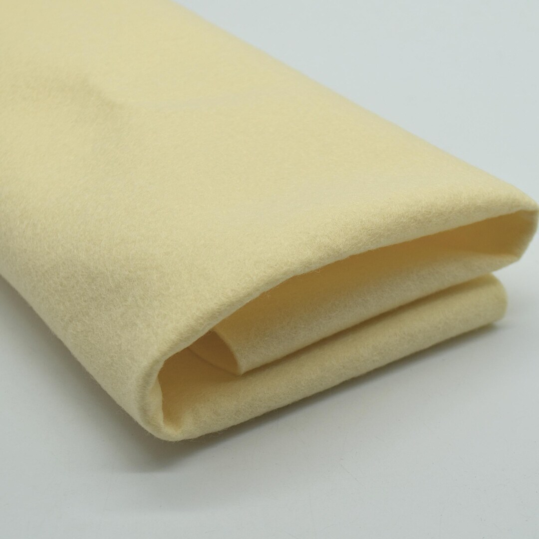 Butter Cream 100% Wool Felt Fabric - 1mm Thick - Etsy