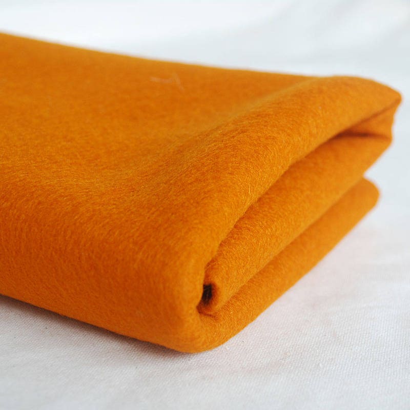 Orange Felt Hat - Etsy