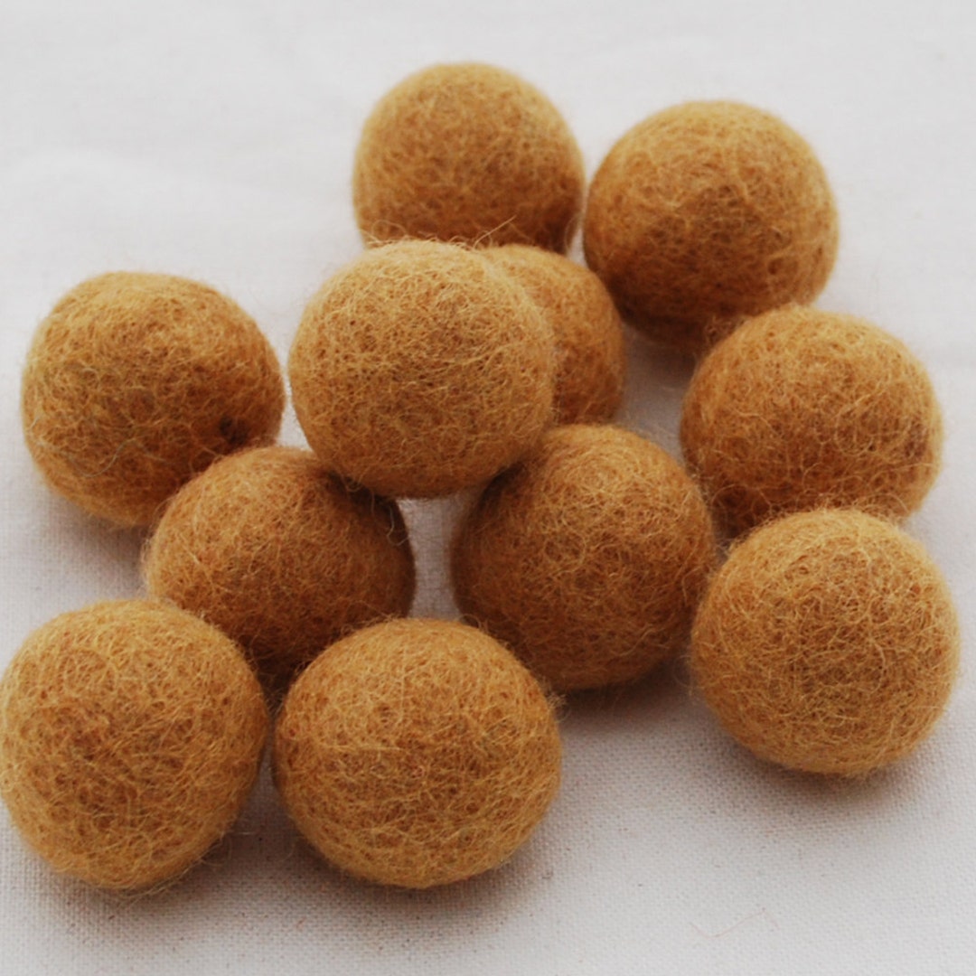 2.5cm Felt Balls Persian Orange Choose Either 20 or 100 Felt Balls - Etsy