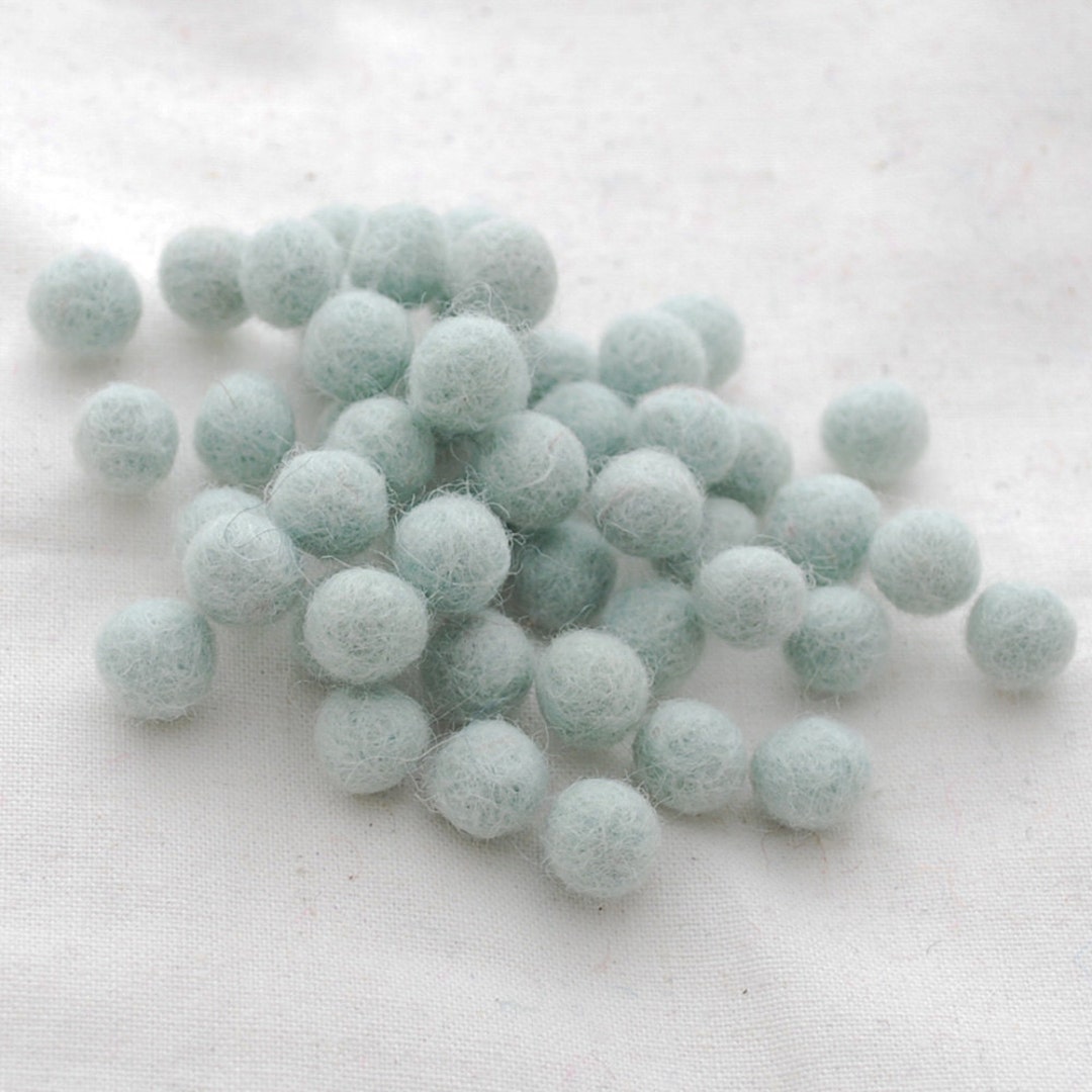 1cm Felt Balls Powder Blue Choose Either 50 or 100 Felt Balls - Etsy