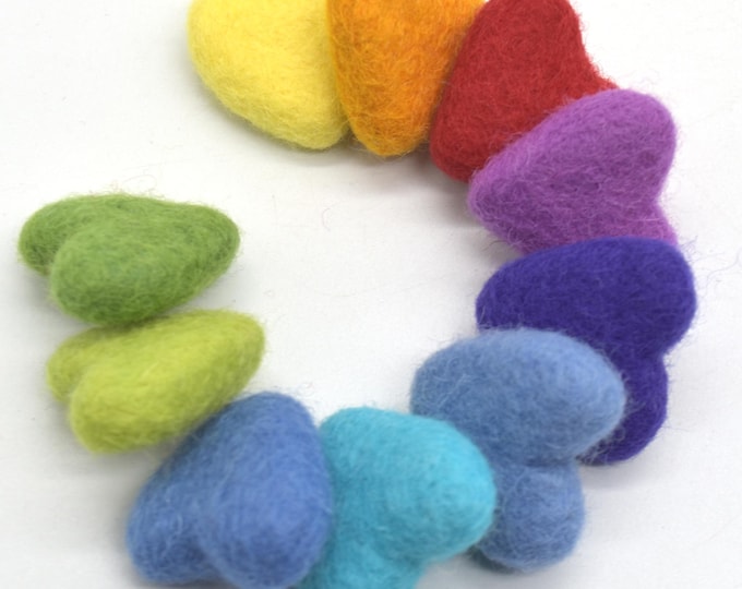 Needle Felted Heart - Etsy