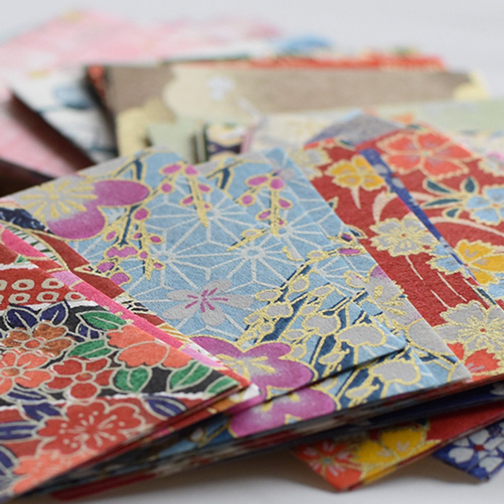 Japanese Finest Yuzen Washi Origami Paper 200 Sheets | Etsy