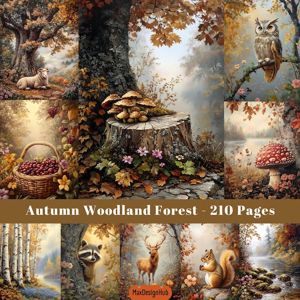 Woodland Autumn - Etsy