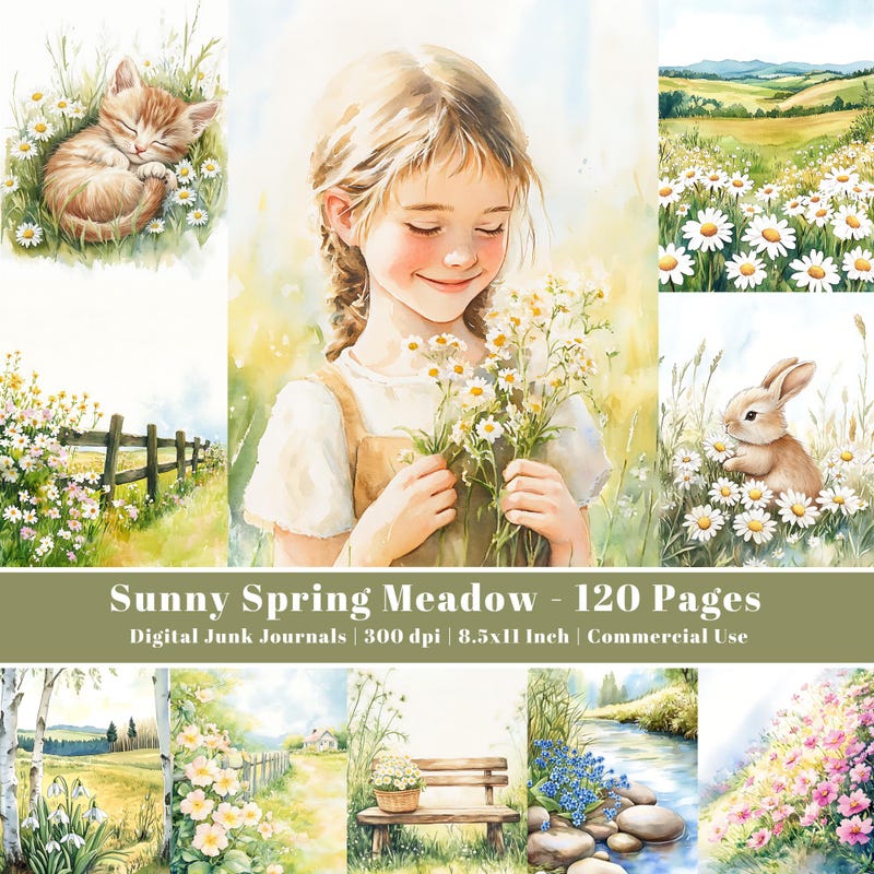 Sweet Meadow Stationery - Etsy