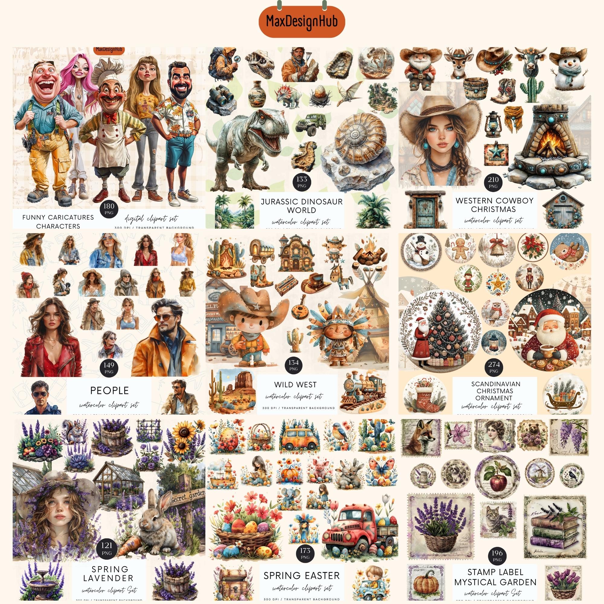 Steampunk Sticker Clipart: 179 PNG Illustrations (digital Download) - Etsy
