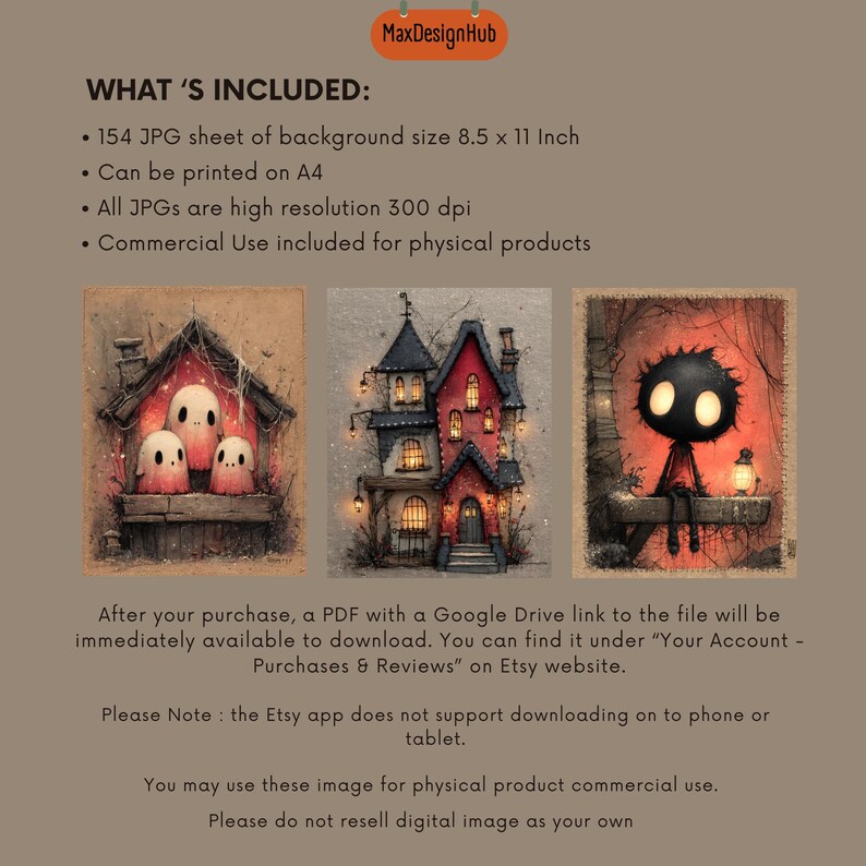 Haunted Toy Shop Junk Journal Pages: Spooky Ephemera (digital Download ...