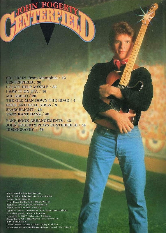 John Fogerty CENTERFIELD Songbook Sheet Music C.1985 HTF - Etsy