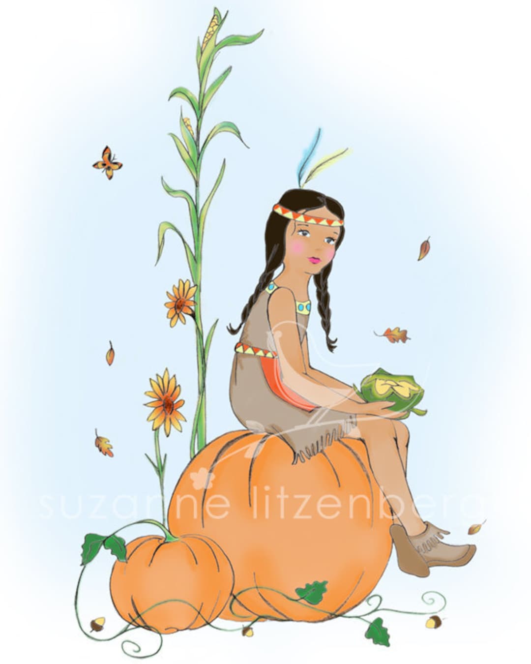 Fall Harvest Art Print - Etsy
