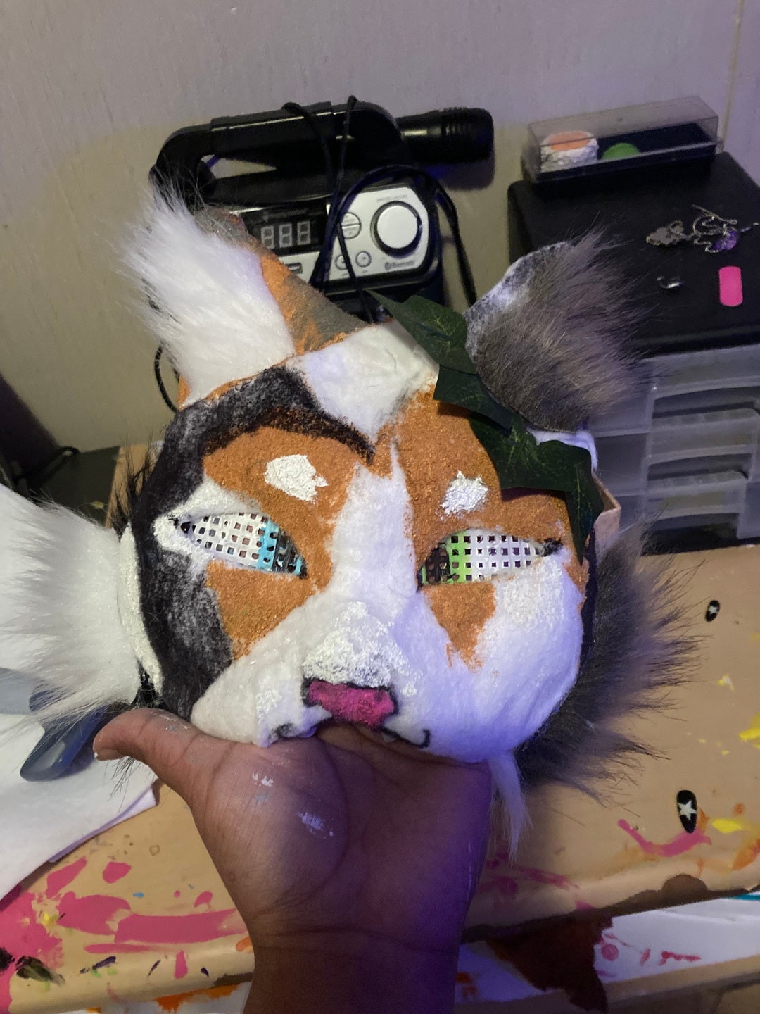 Calico Cat Therian Mask - Etsy