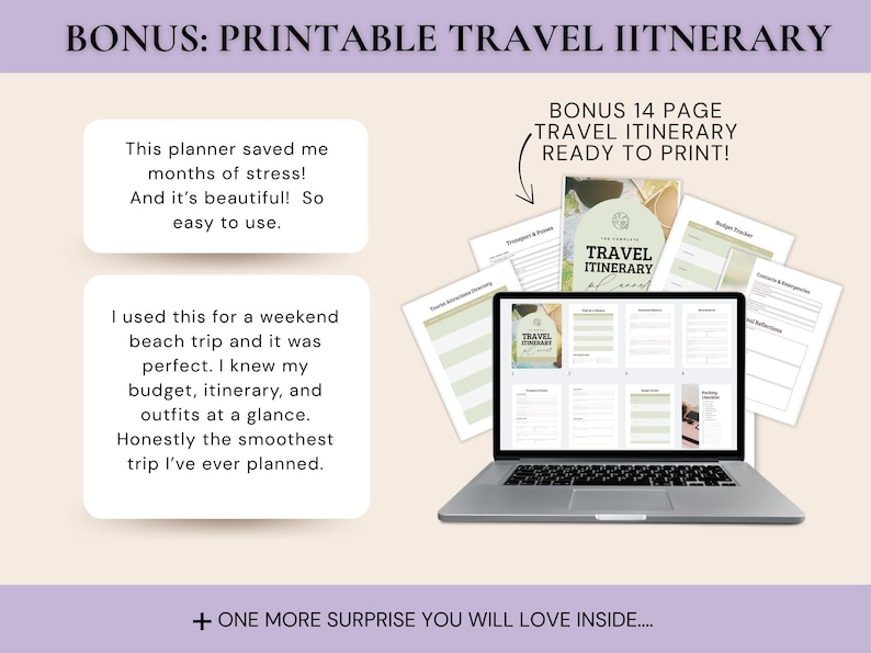 All-in-one Travel Planning Spreadsheet, Travel Budget, Packing List ...