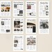 Travel Newspaper Template Bundle: Retro Canva Layout (digital Download ...