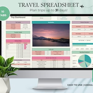 Ultimate Travel Planner Google Sheets, Travel Itinerary, Travel Budget ...