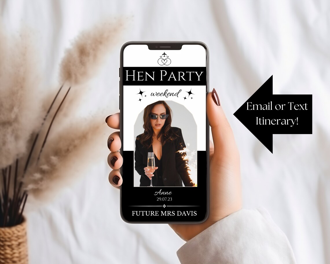 Hen Party Digital Itinerary Template, Hen Party Planner, Editable Hen ...