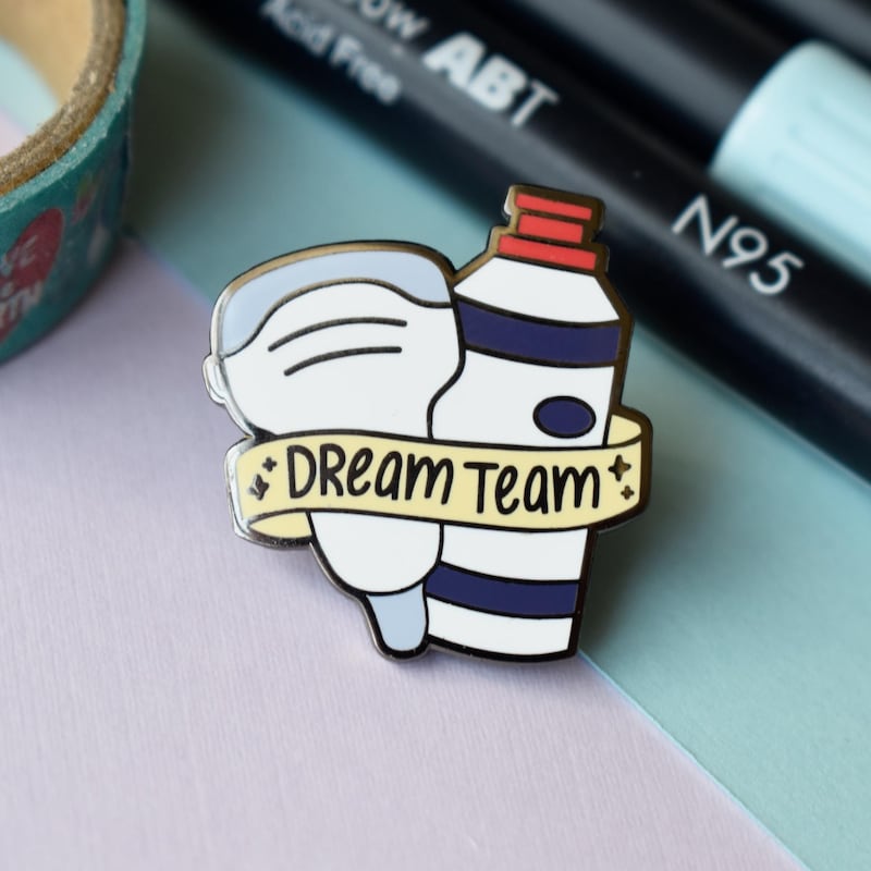 Dream Team Pin Badge - Etsy