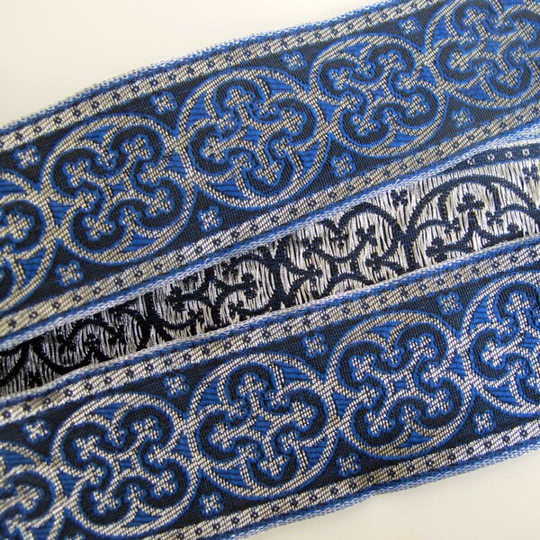Blue Brocade - Etsy