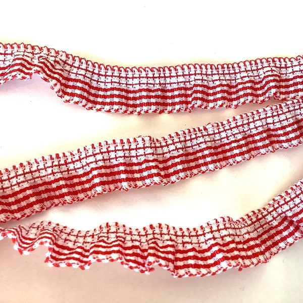 Gingham Ruffle Trim - Etsy