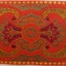 ESCARBUNCLE Jacquard Trim in Wine Red Mustard Olive Green - Etsy