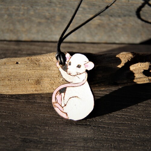 Choose Your Custom Rat Color Sweet Cute Rat Friends Leather - Etsy