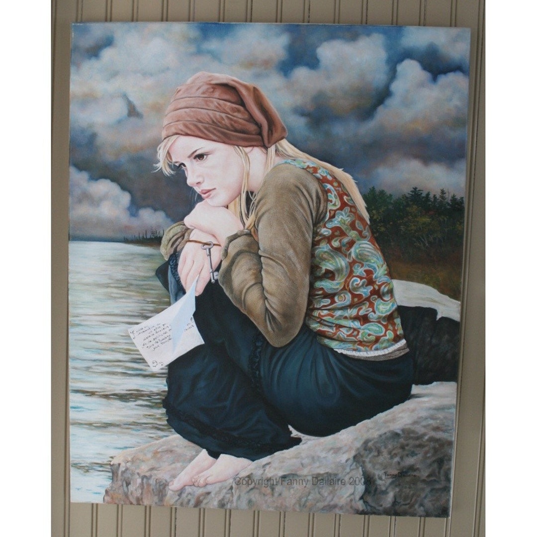 The Letter - ORIGINAL Oil Painting 24 X 30 - Etsy