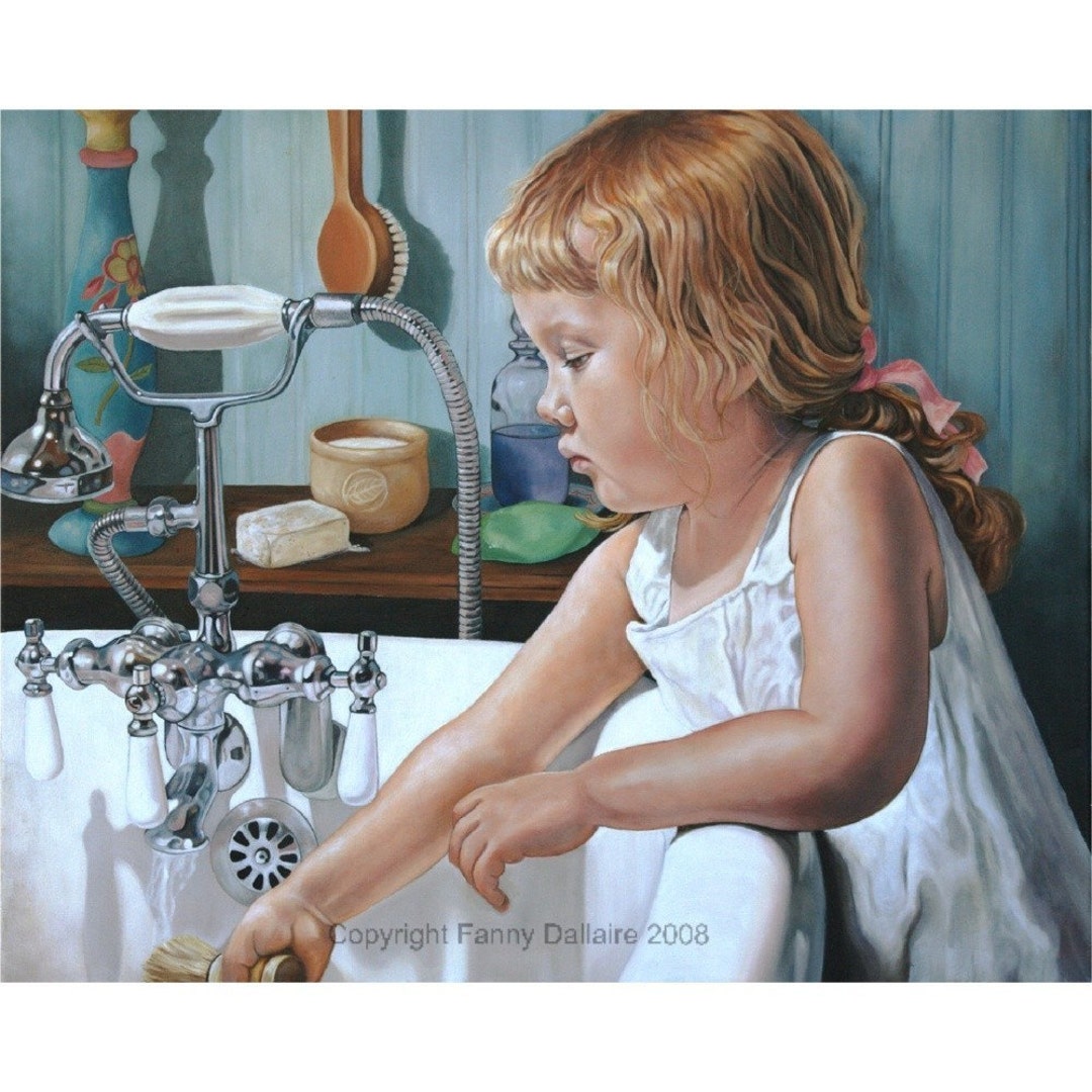 Bathtime 20x24 - Original Oil Painting - Etsy
