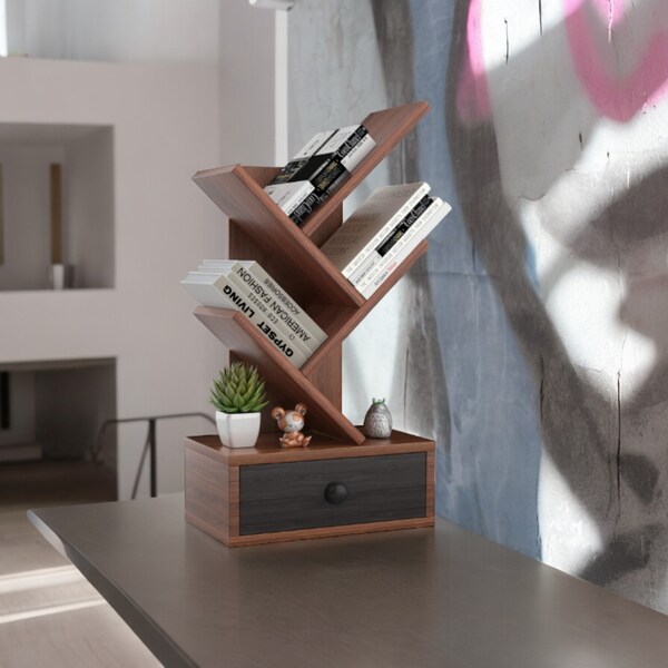 Corner Bookcase - Etsy