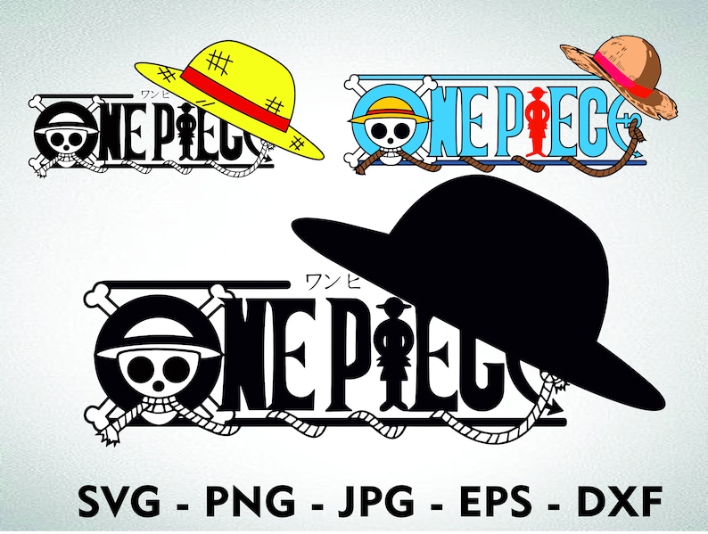 One Piece Svg, One Piece Png Anime Vector, Anime Cutfile, Anime Clipart ...