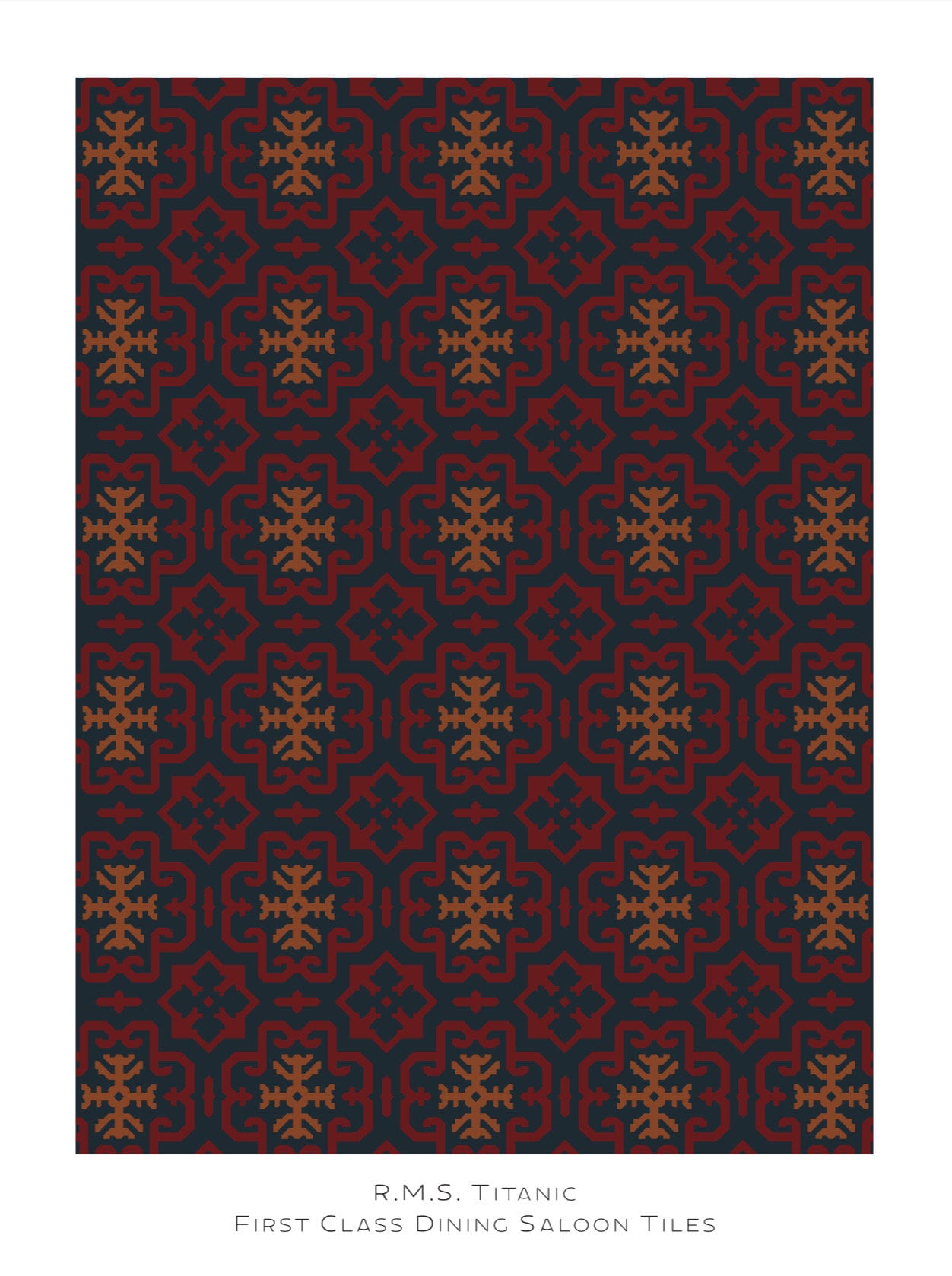 DIGITAL PRINT: RMS Titanic First Class Dining Saloon Tiles - Etsy