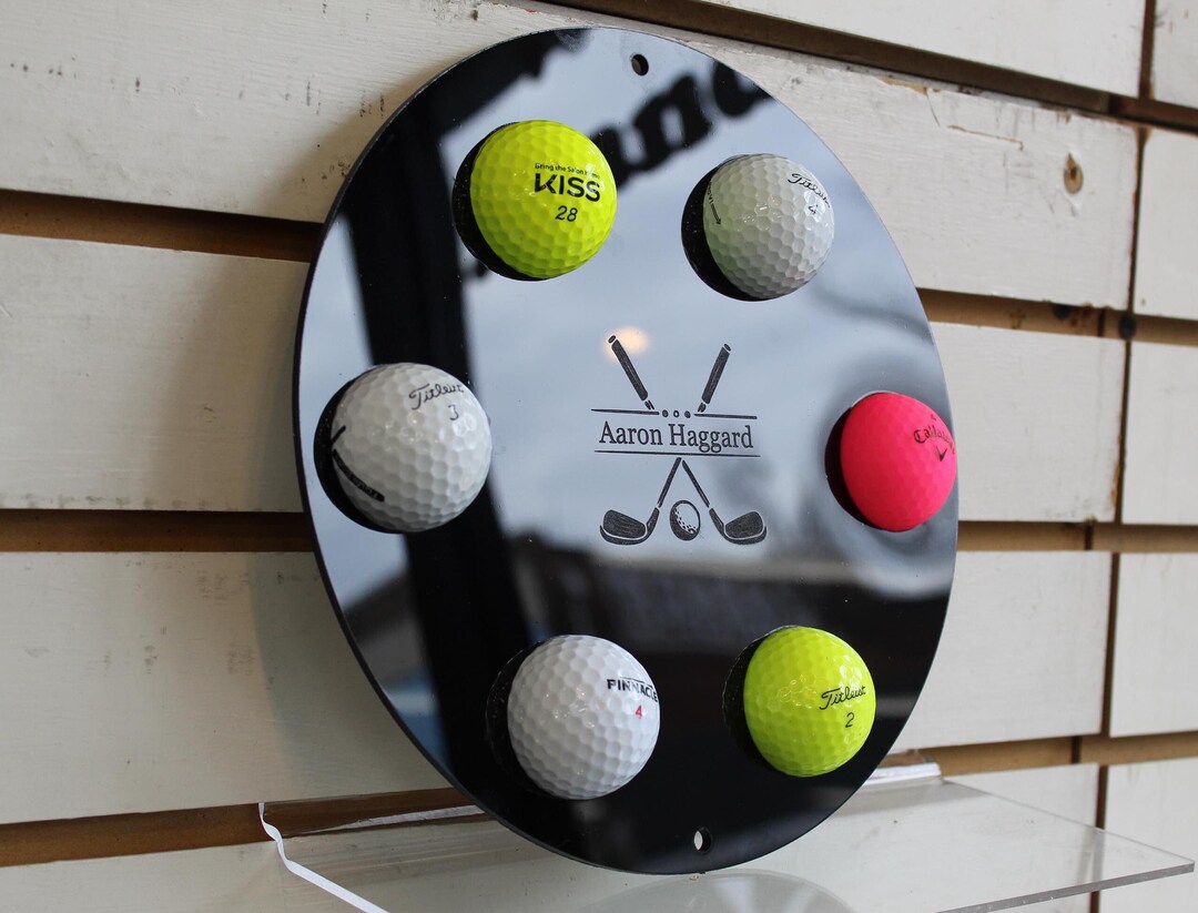 Personalized Golf Ball Display-custom Golf Ball Display- Unique Golf ...