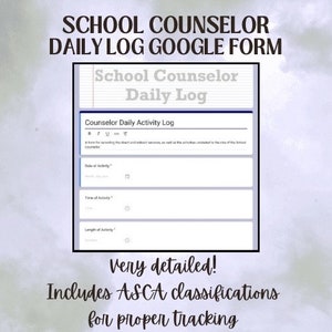 School Counseling Logs and Referrals Google Forms Mega Bundle - Etsy