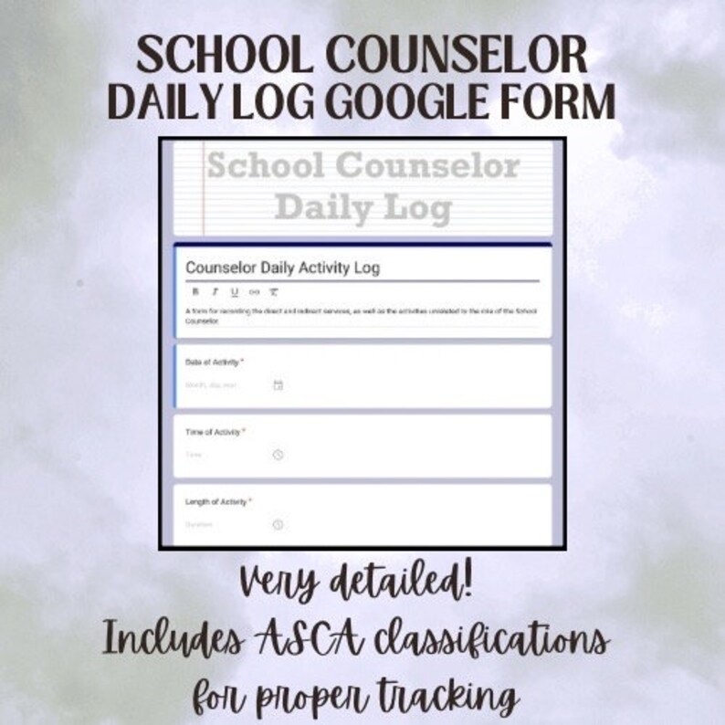 School Counseling Logs and Referrals Google Forms Mega Bundle - Etsy