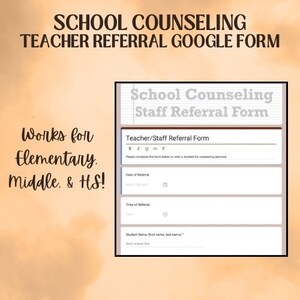 School Counseling Logs and Referrals Google Forms Mega Bundle - Etsy