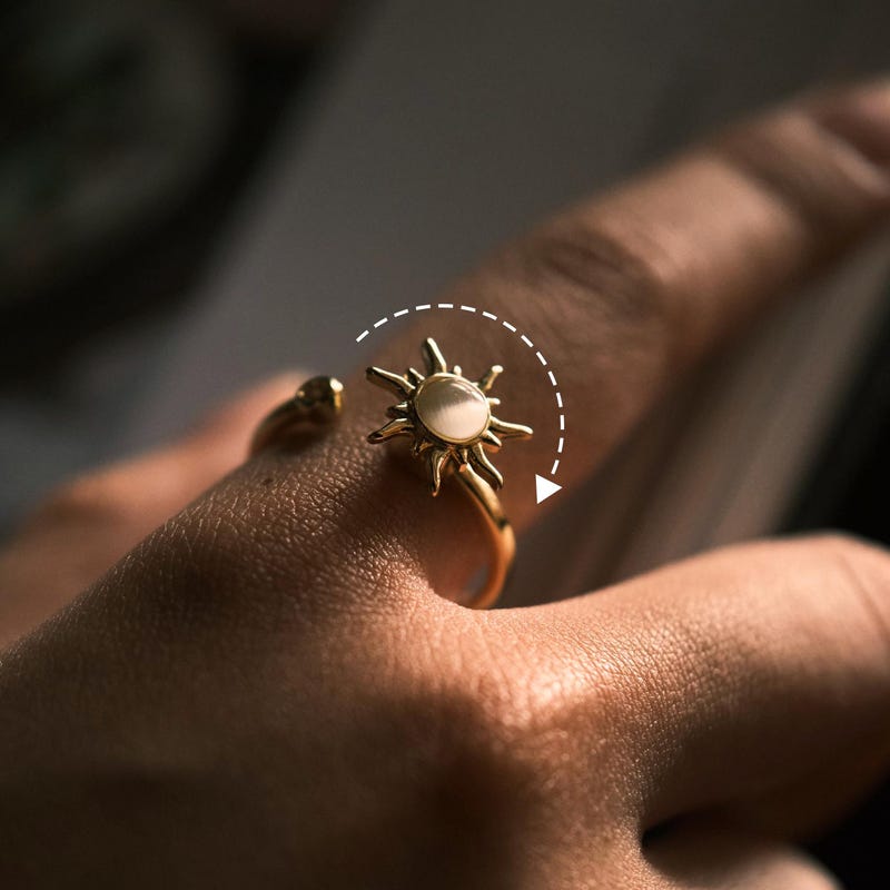 Fidget Ring Jewellery - Etsy