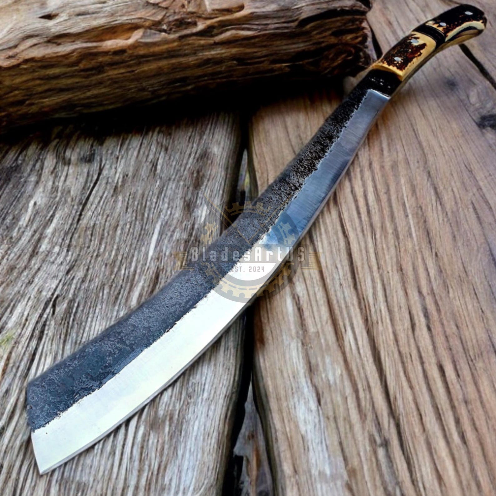 Machete Parang Knife Parang Hand-made Outdoor Camping Stag Forged ...