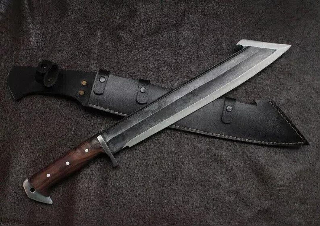 Hand-forged Machete Knife | Camping Knife | Husband Gift | Personalized ...