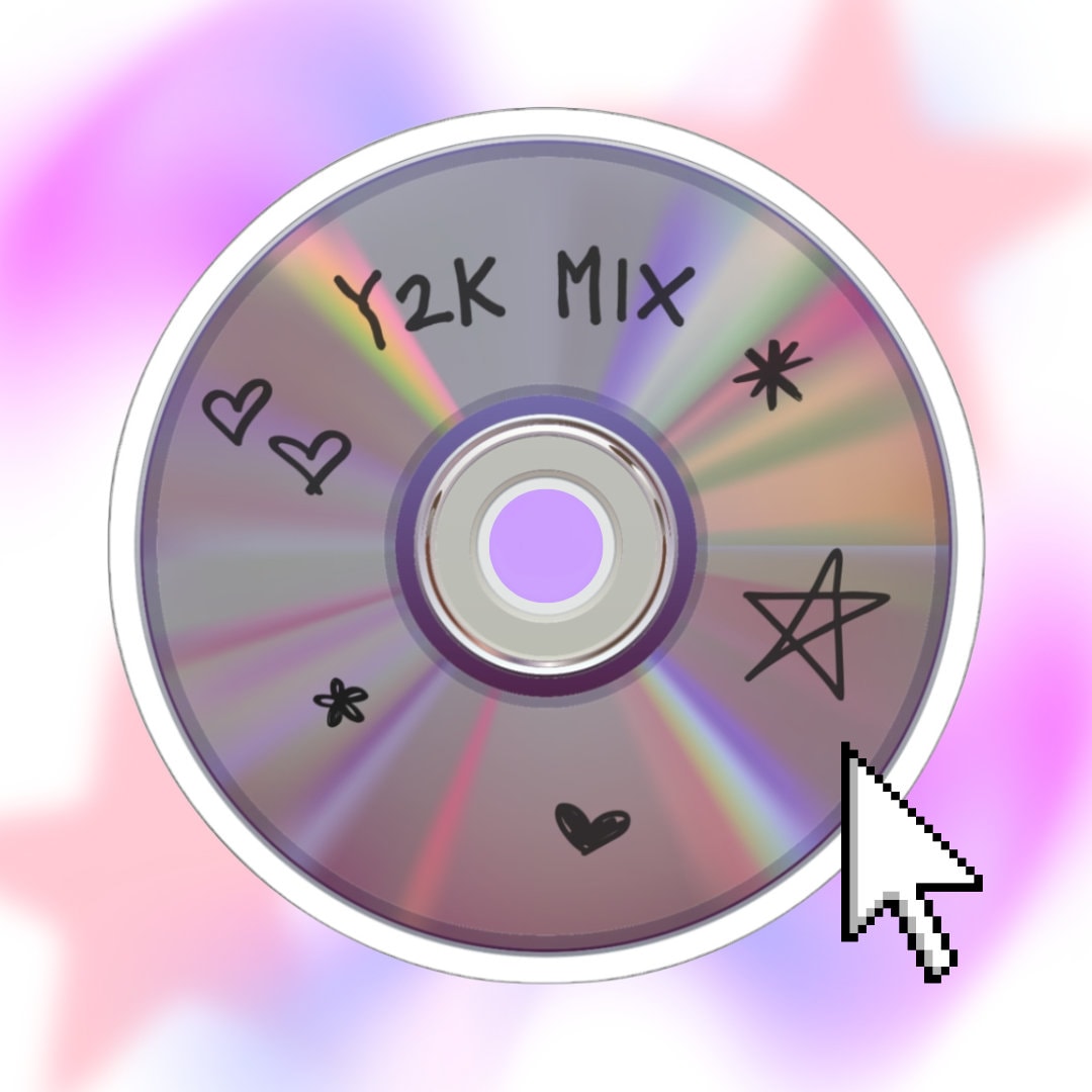 Y2k Mix Cd Sticker - Etsy