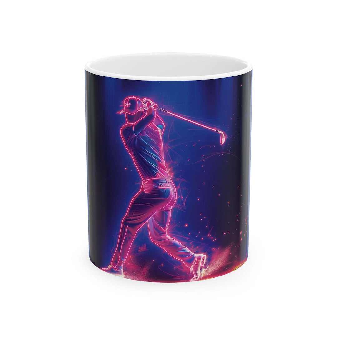 Custom Golf-themed Coffee Mugs Tropical Beach Design Personalized Gifts ...