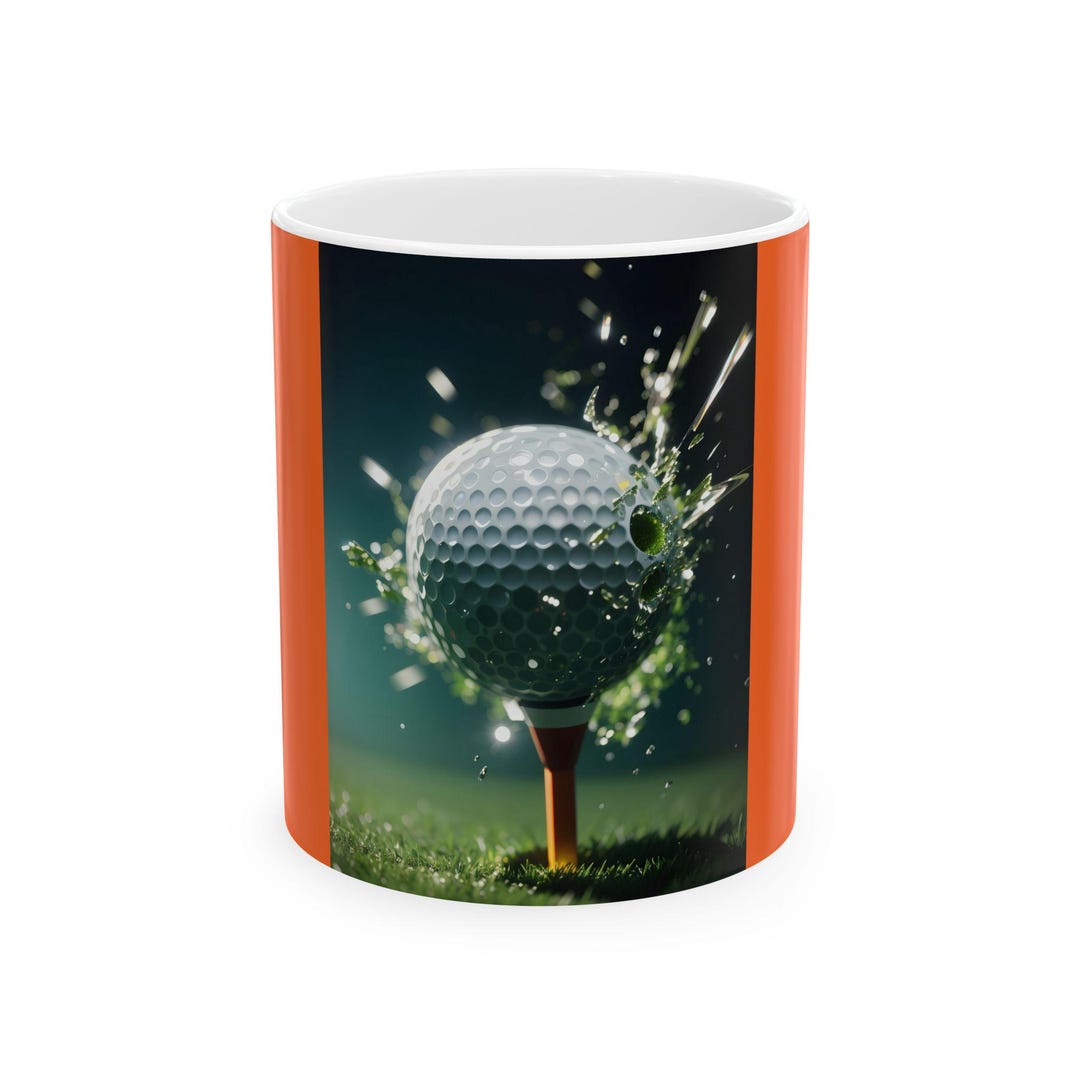 Custom Golf-themed Coffee Mugs Tropical Beach Design 11oz & 15oz ...