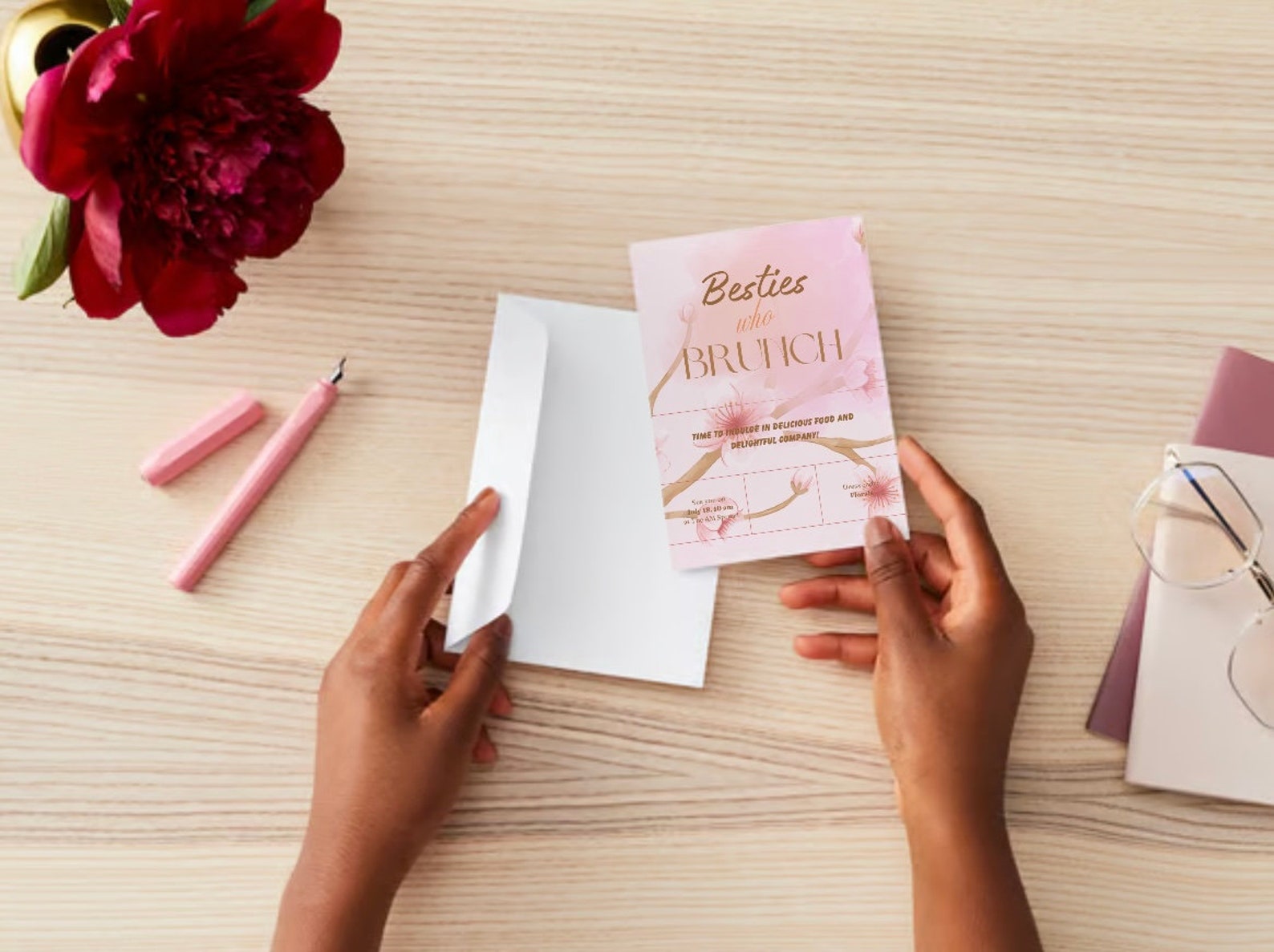 Girl Brunch Invitation- BESTIES WHO BRUNCH - Etsy